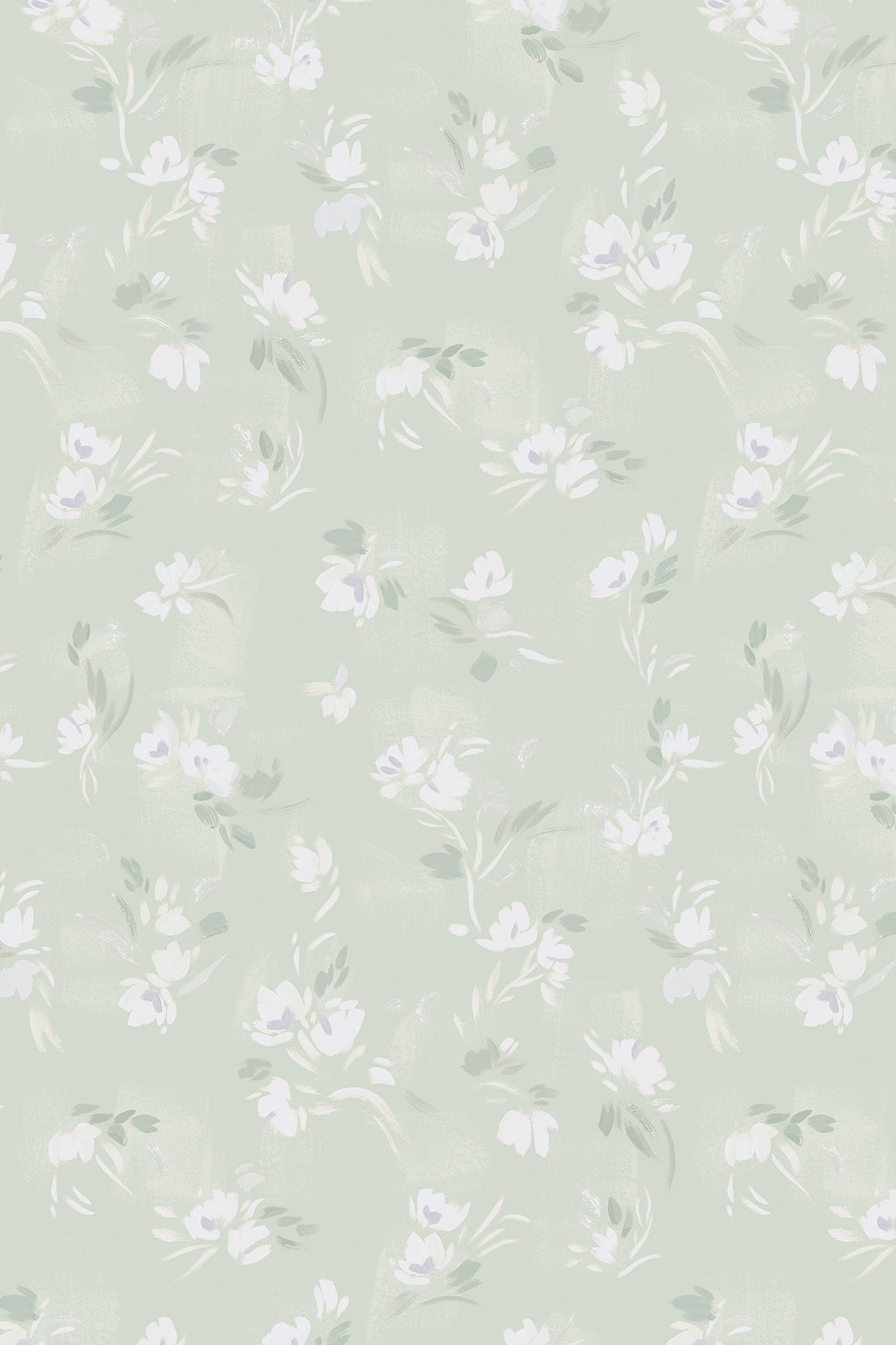 Floating Slowly Wallpaper - Desert Sage - Sample | Papier