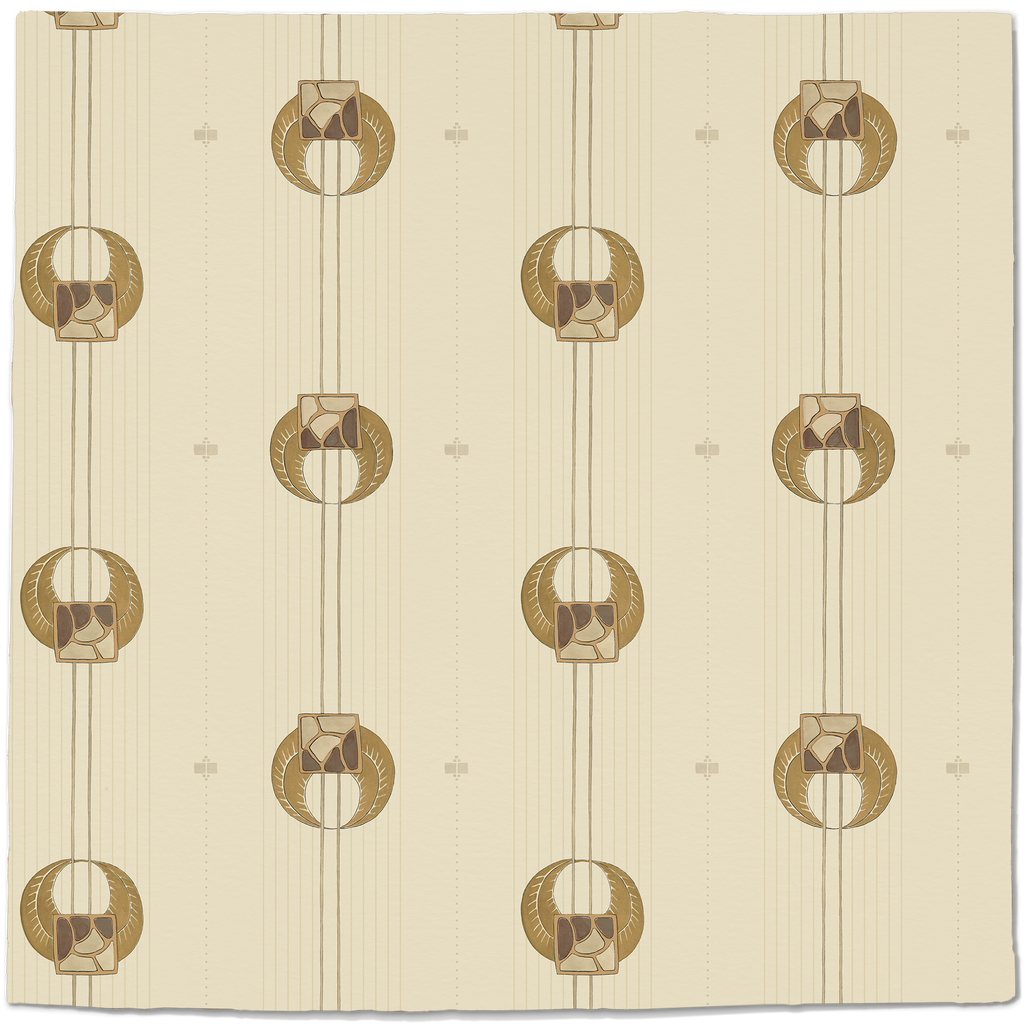 Needle and Thread Wallpaper - Mocha Mousse | Papier