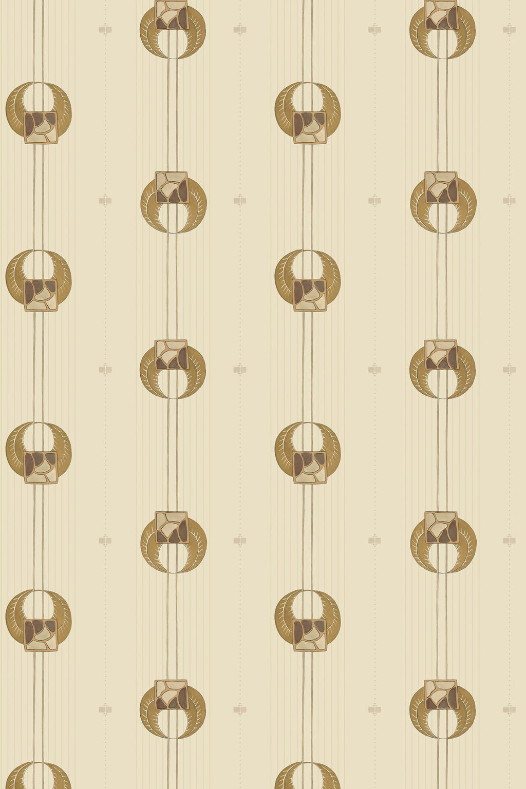 Needle and Thread Wallpaper - Mocha Mousse - Sample | Papier