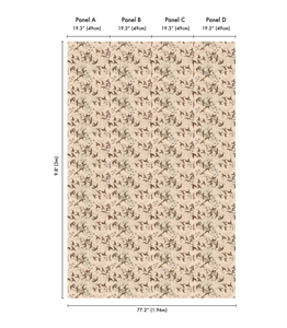 Shinzu Wallpaper - Mocha Cream | Papier
